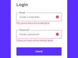 Login Form With Captcha Using Html Css And Javascript Source Code